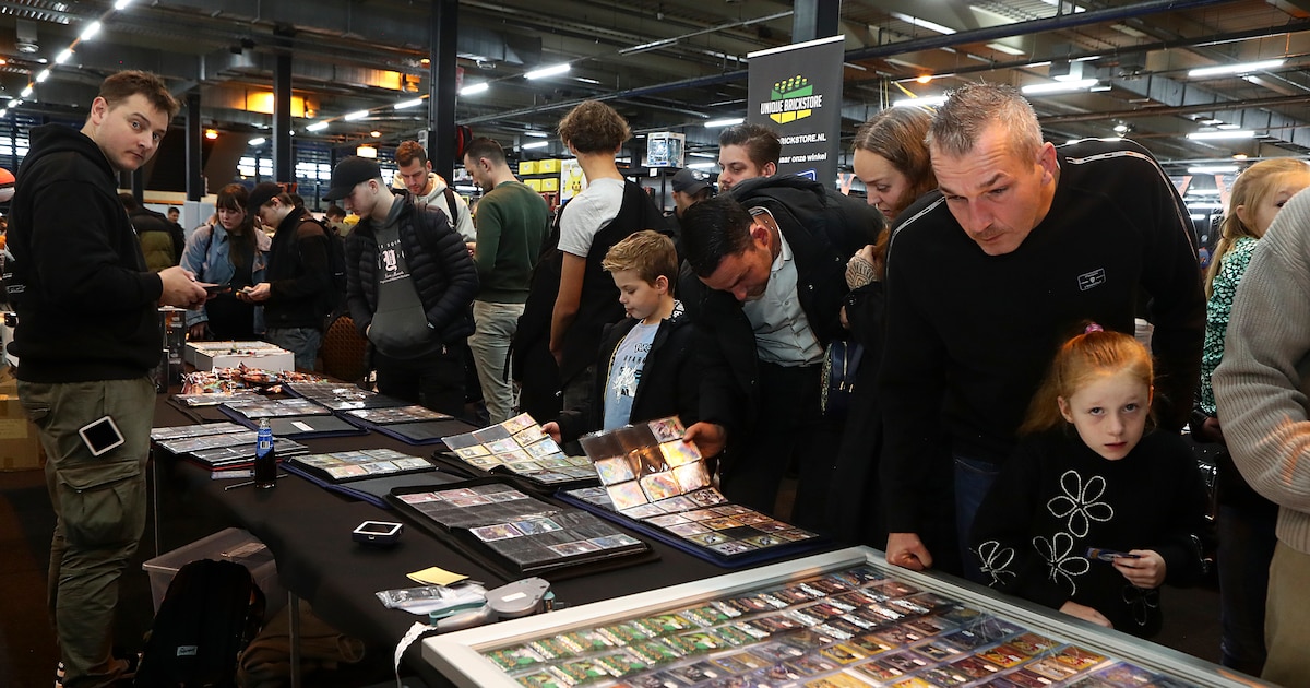 Duizenden mensen komen af op Pokémon-beurs in Gorinchem, op zoek naar ...