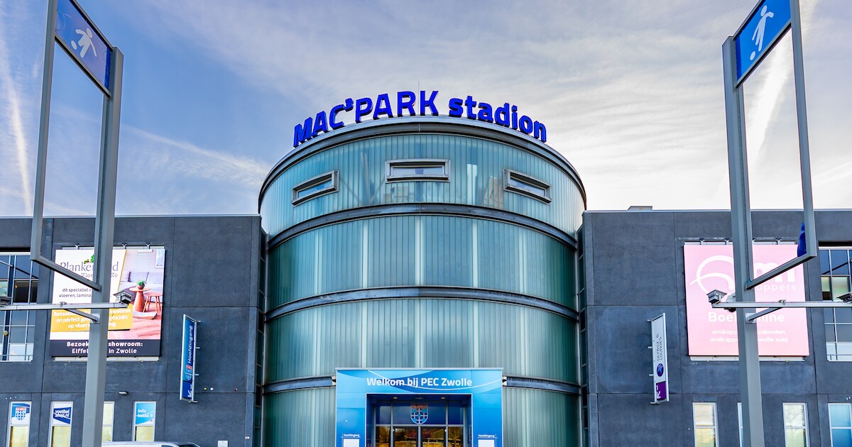 AD-lezers wijzen MAC3PARK van PEC Zwolle aan als lelijkste stadionnaam ...