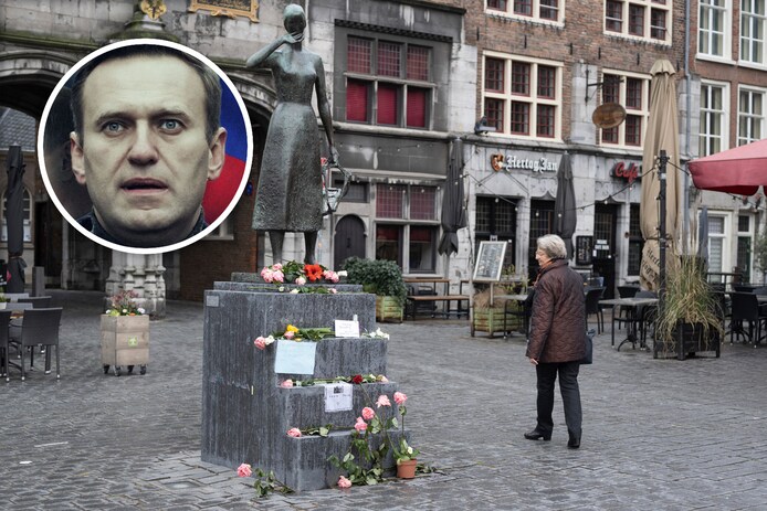 Standbeeld Mariken wordt spontaan een Navalny-monumentje: ‘Doet me ...