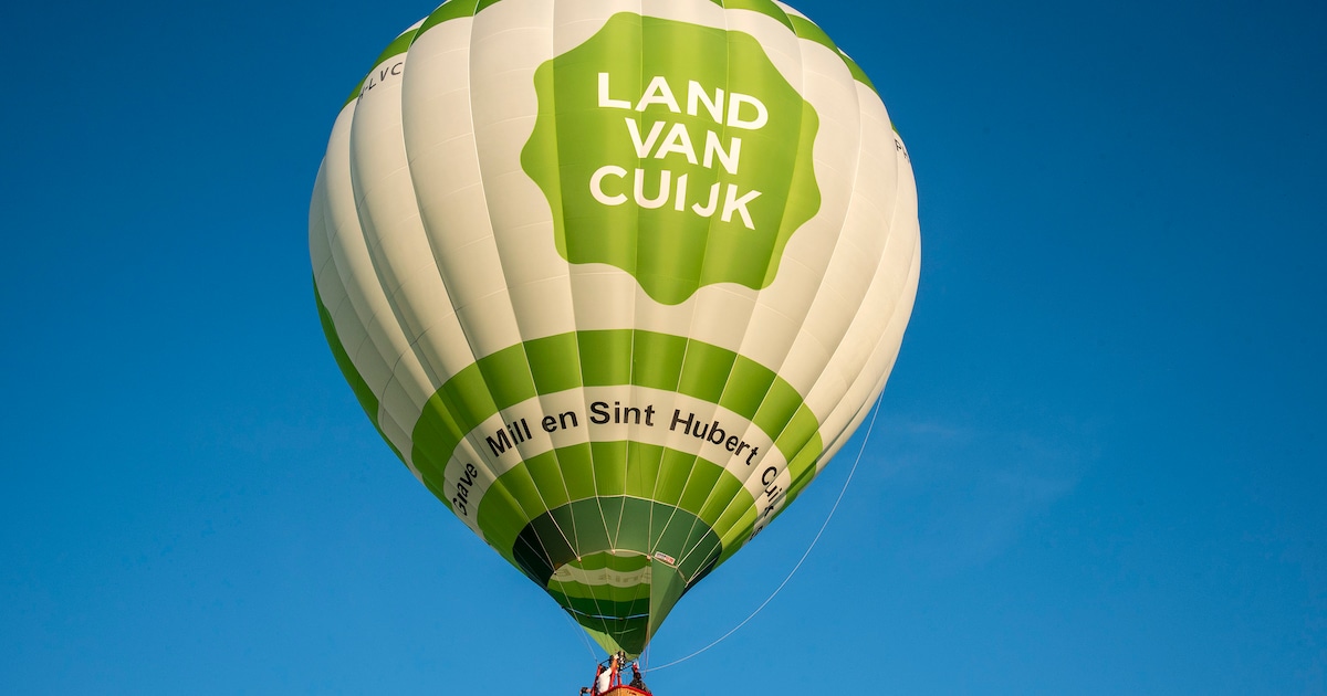 Deze luchtballon blijft nog tot zeker 2028 over de gemeente vliegen ...