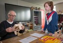 Voor Emanuel zitten de eerste examens er al op en gestresst was hij ...