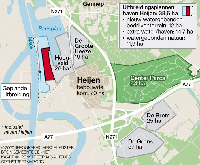 Bedrijven krijgen alle ruimte in Heijen, lijkt soms. Maar er zijn ...