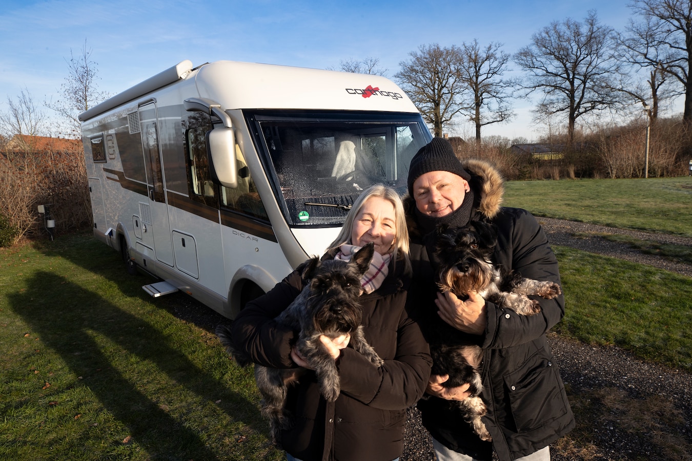 In vrieskou kamperen is heel gewoon; ‘Als het maar even kan zijn we weg ...