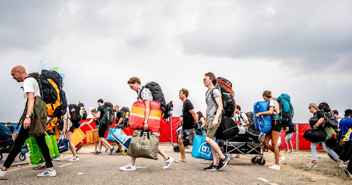 Bekijk hier hoe duizenden festivalgangers een plekje bemachtigen op de ...