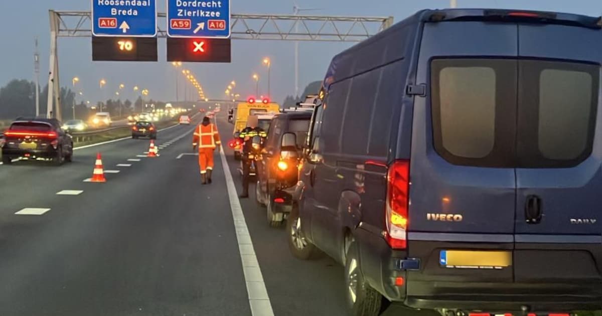 Meerdere files na ongelukken op A59 opgelost, vertraging neemt af | Den Bosch | gelderlander.nl