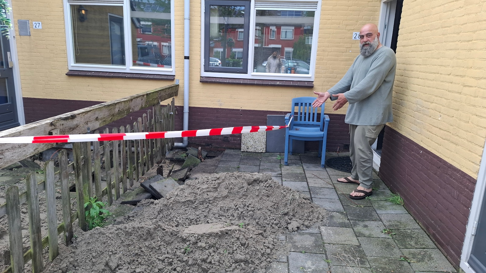 Hoosbui slaat tuinen weg in Bergen op Zoom, bewoners vinden zelfs ...