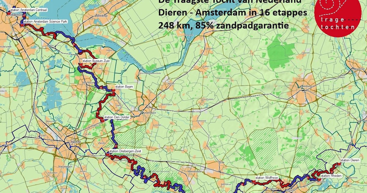De Traagste Tocht van Nederland verbindt Dieren en Amsterdam | Rheden ...