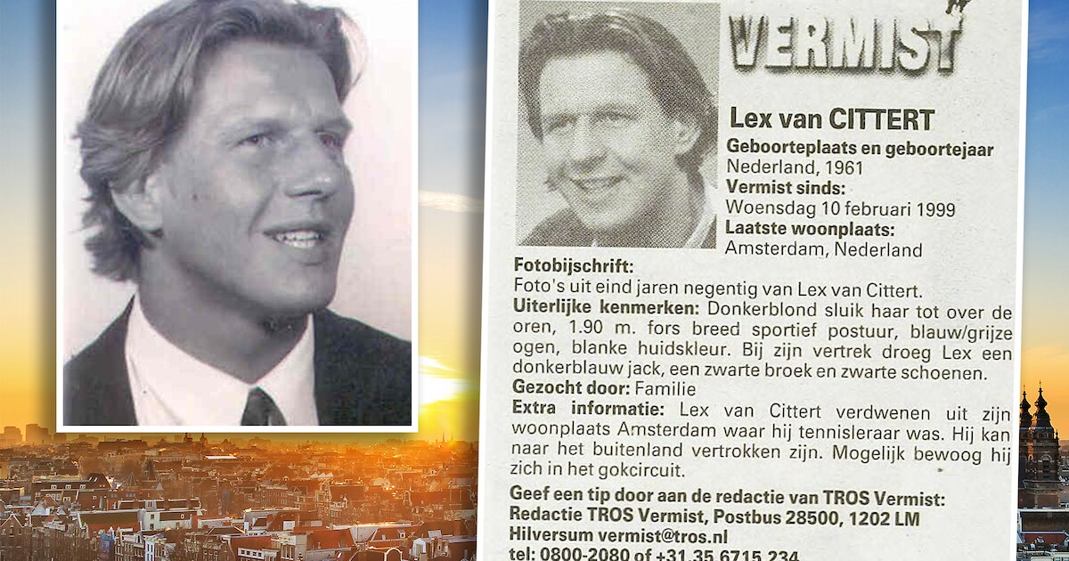 Tennisleraar Lex leek van de aardbodem verdwenen, tot er een bijzondere ...