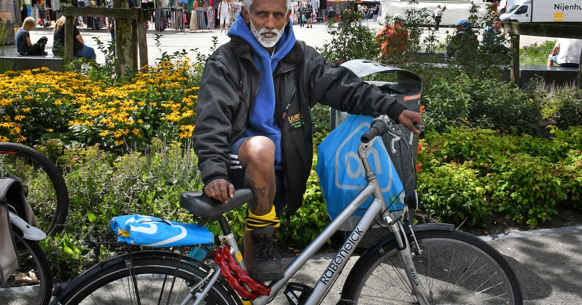 Dakloze Clyde is elke dag druk met blikjes verzamelen: ‘Wij verslaafden ...
