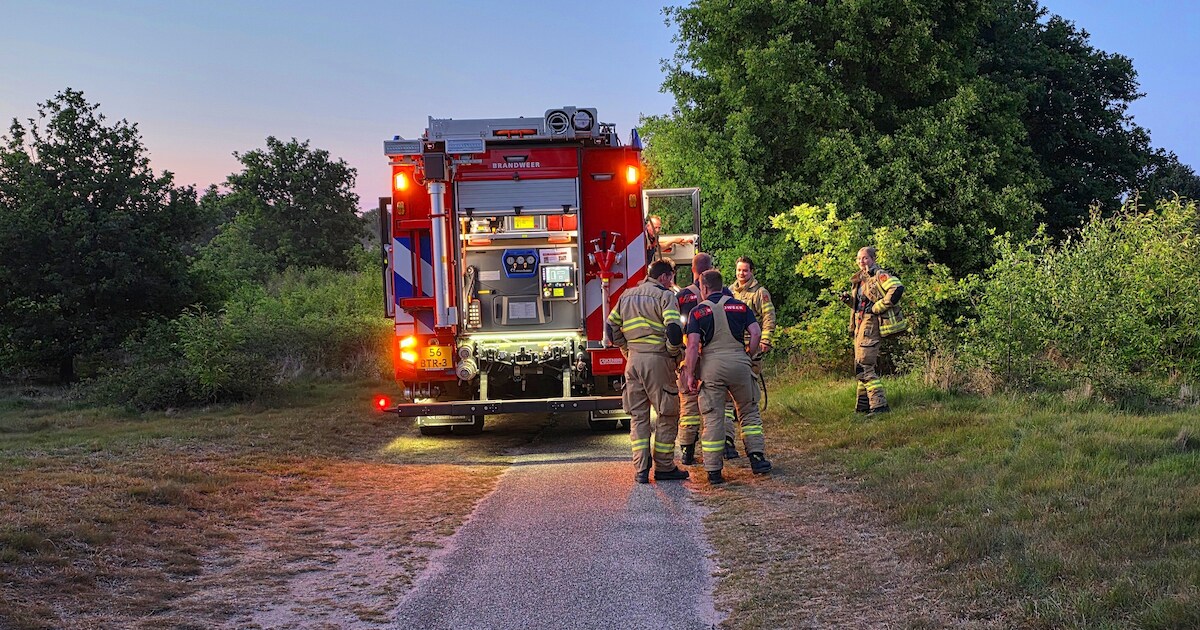 Man komt van psycholoog en sticht brand op droge heide in Ede als ...
