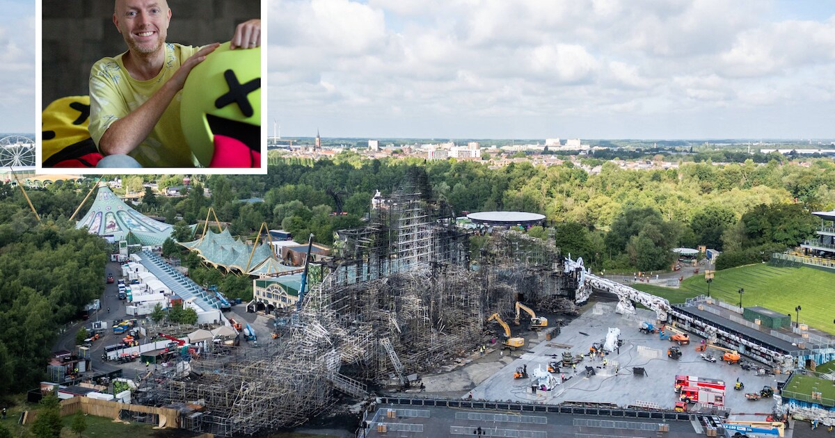 Dj Pat B hoopte nog even dat Tomorrowland snel een nieuw podium kon ...