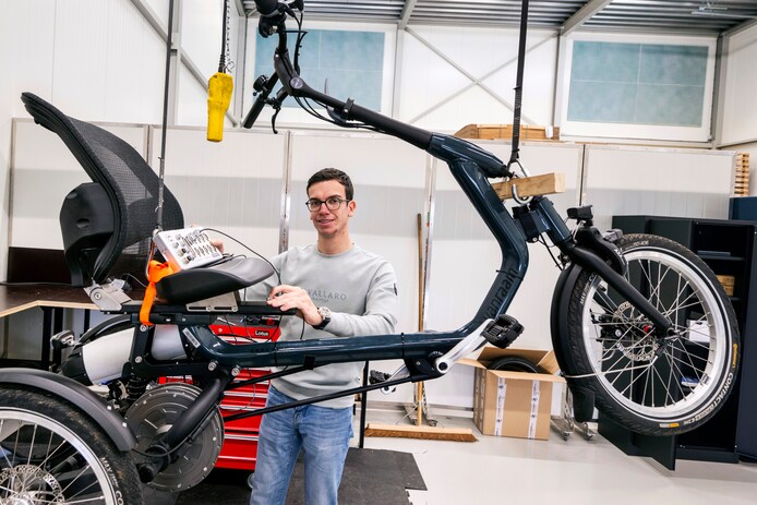 Automotive student innoveert driewieler: “Goede fiets vraagt hetzelfde ...