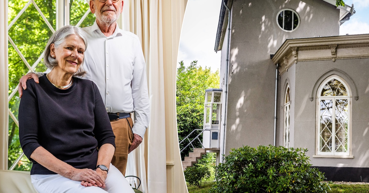Arie en Heleen wonen in de oude theekoepel waar de voormalige eigenaar ...