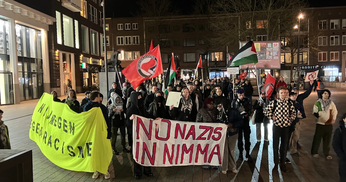 Demonstratie tegen fascisme door centrum van Nijmegen | Regio | De ...