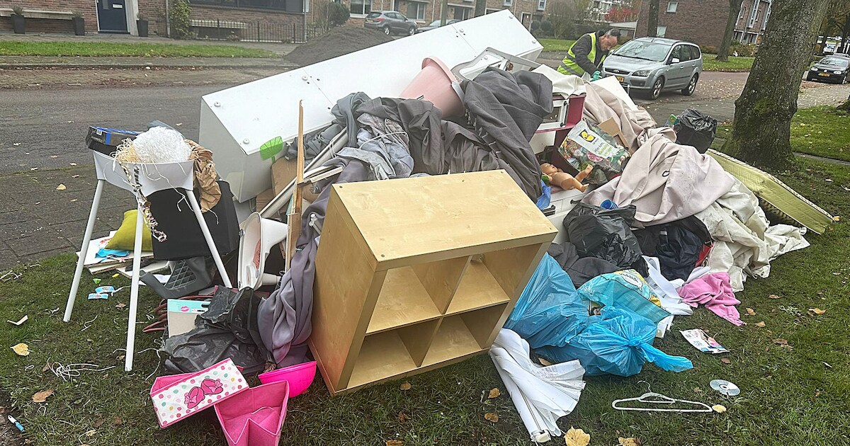Buurt gooit ’s nachts 560 kilo afval bij het grofvuil van Puck: ‘Moet ...