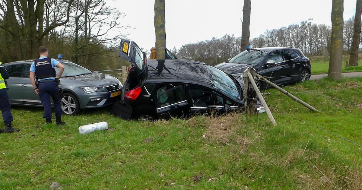 Achtervolging met hoge snelheid op gestolen auto eindigt in crash ...