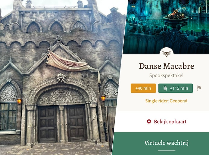 Efteling-gasten hoeven nooit meer in lange rij van Danse Macabre te ...