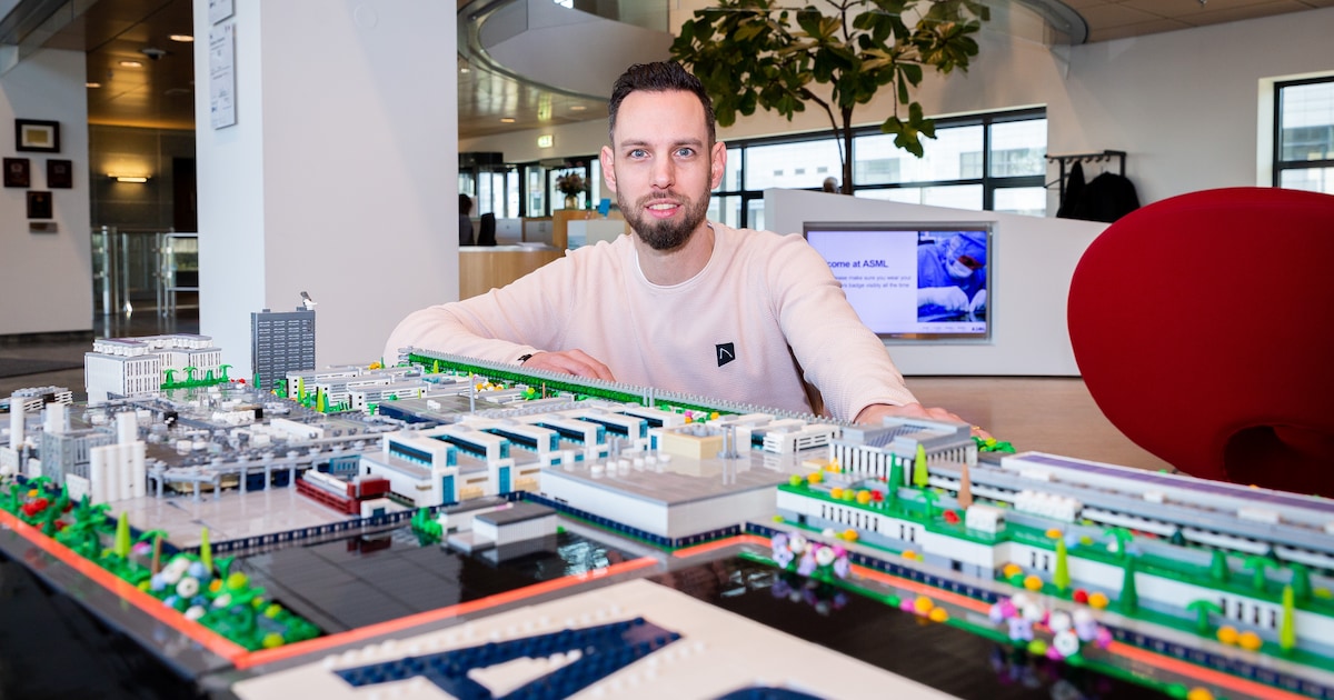 Rick bouwde ASML-campus na met lego en nu pronkt het bouwwerk in ...