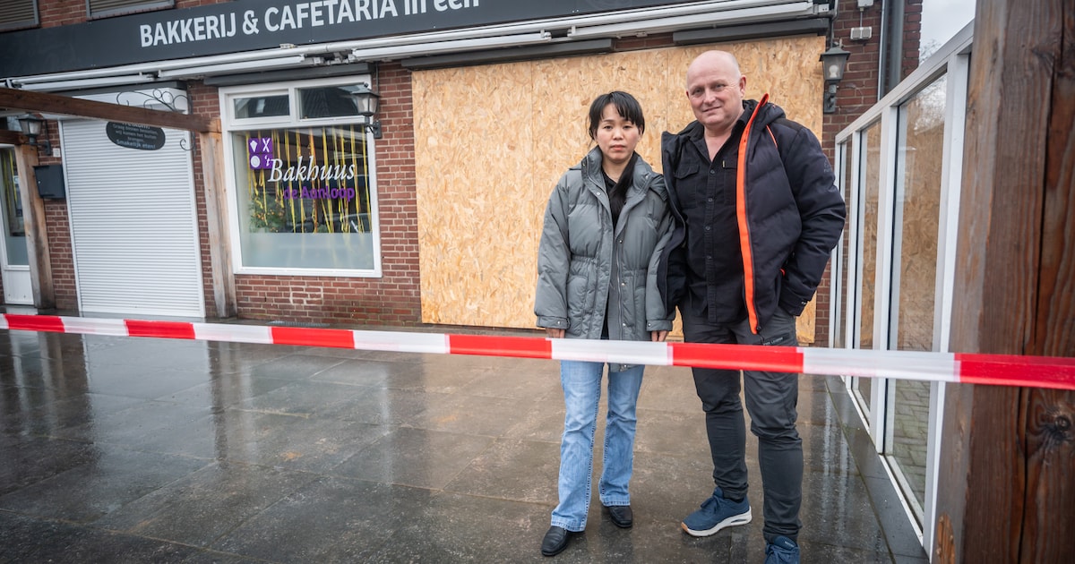 Range Rover ramt de pui en alle meubels en muren zijn kapot, tóch opent ...