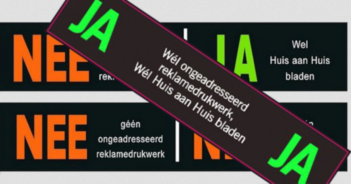 Boxtel zegt vooralsnog ‘nee, nee’ tegen ja-ja-sticker: ‘Heeft meer ...