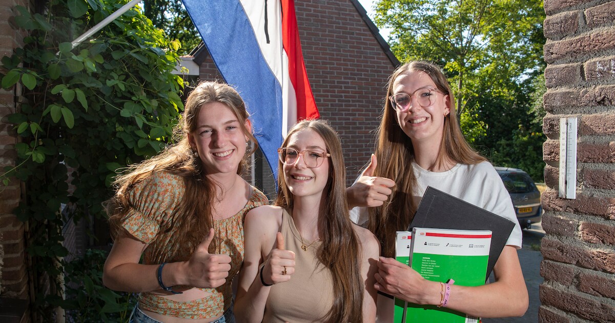 Rachel, Hannah en Sarah wachten op het verlossende belletje: drie ...