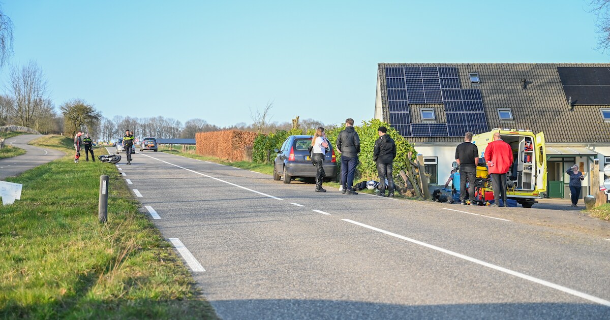 Motorrijder raakt gewond na val op de Zevenheuvelenweg in Groesbeek ...