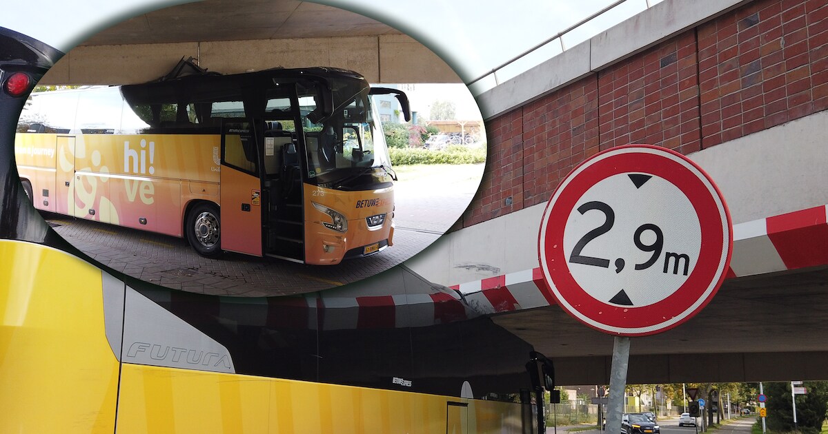 Wéér voertuig vast onder Oversteek, en dat gaat nog vaker gebeuren ...