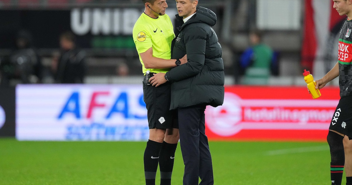 Meijer is trots op NEC-spelers na hectische dagen: ‘Voor dit soort dingen word je niet opgeleid ...