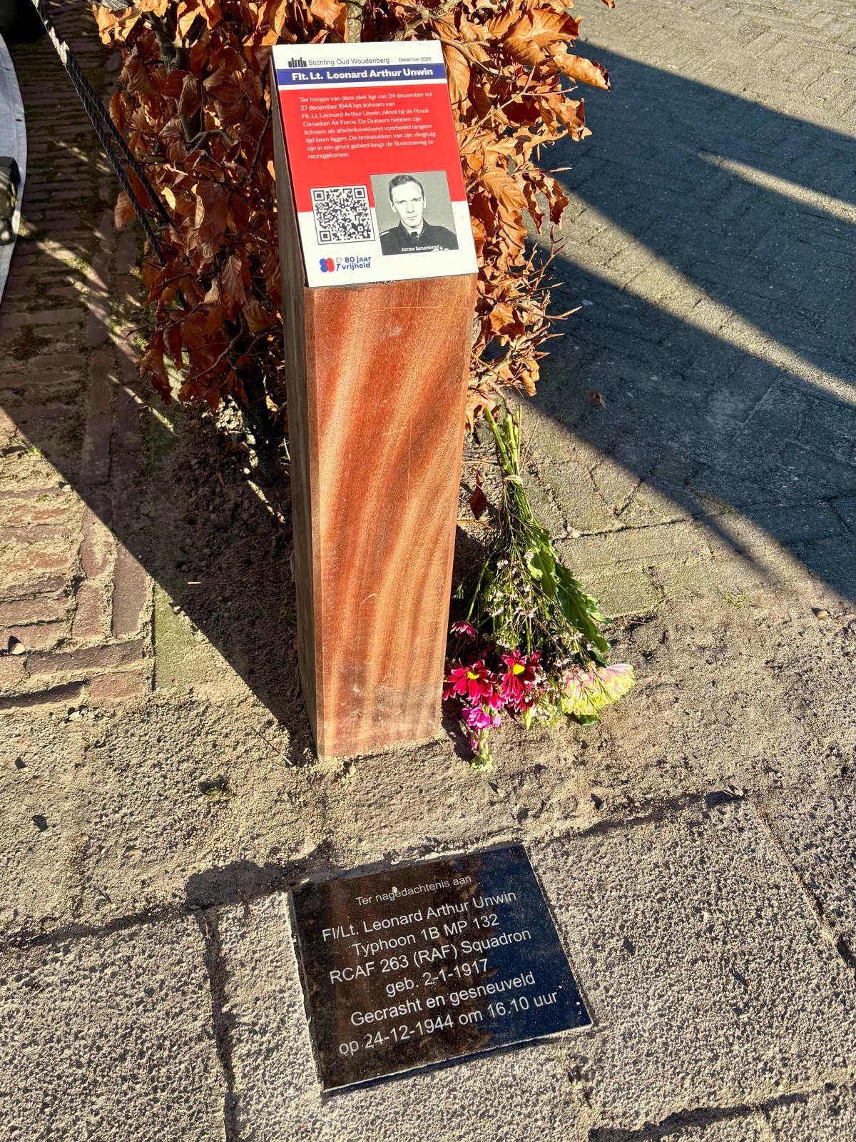 Monument voor Leonard Arthur Unwin onthuld in Woudenberg | Amersfoort ...