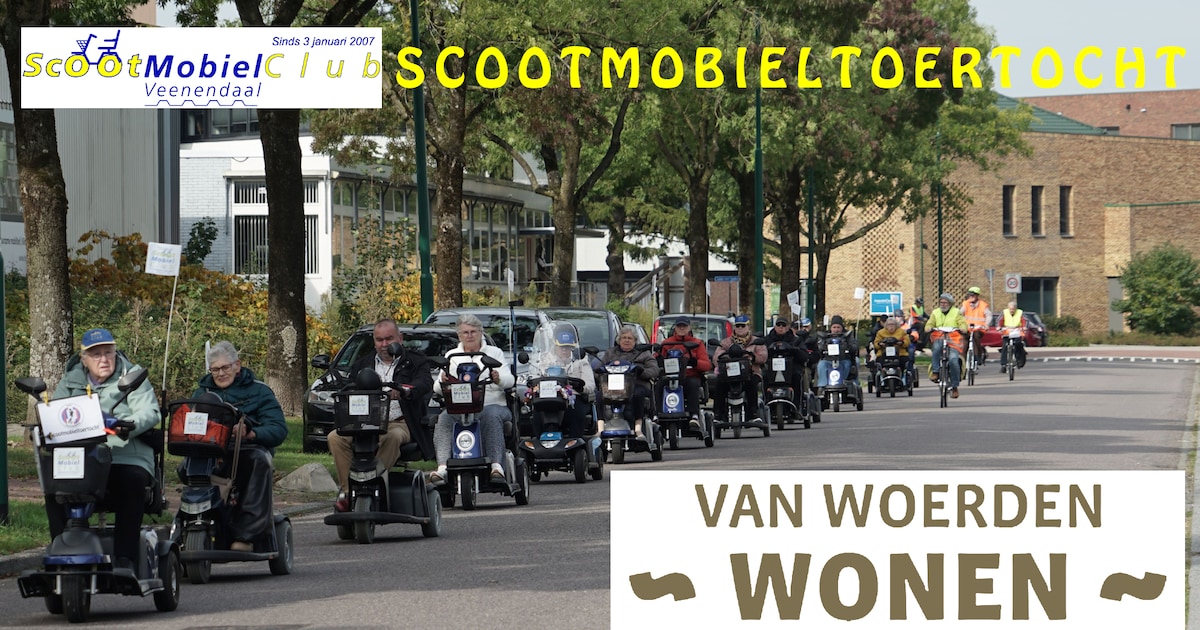 Scootmobieltoertocht door Veenendaal | Regio | De Gelderlander.nl