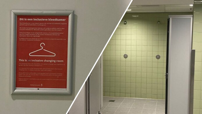 Iedereen is welkom in de inclusieve kleedkamer van het sportcentrum van ...