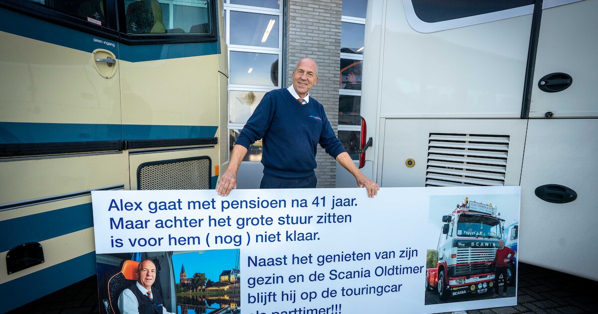 Alex stopt na 41 jaar als chauffeur bij de Betuwe Express: ‘Ik fungeer ...