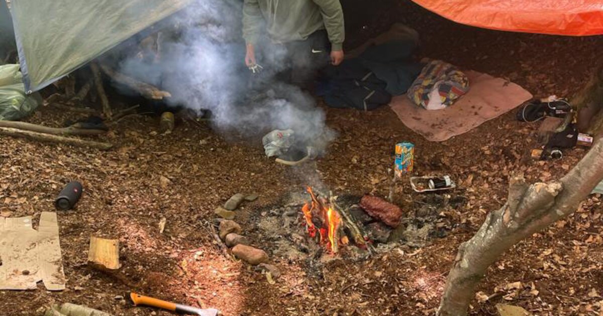 Wildkampeerders betrapt die kampvuur maken op de Duivelsberg | Berg en ...