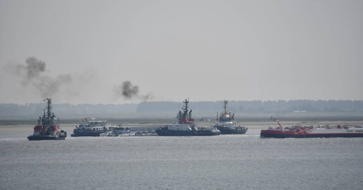 Twee mensen uit Westerschelde gered nadat schepen botsen bij Rilland ...