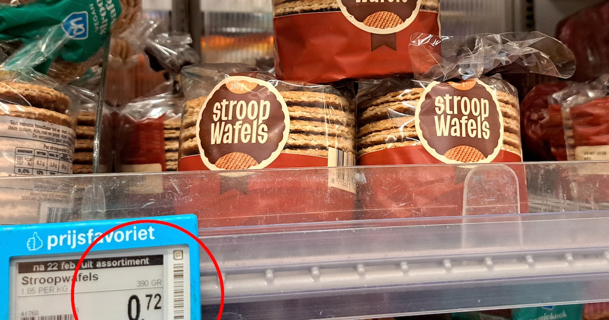 Pak stroopwafels kost nog maar 70 cent: ‘Eigenlijk moet je dit niet ...