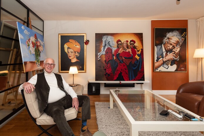 Trienko (78) nam al afscheid van het leven, maar nu schildert hij tóch ...