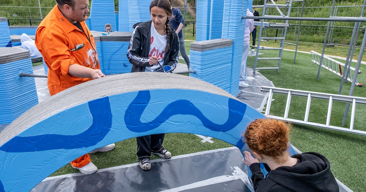 Freerunbaan Cuijk krijgt artistieke make-over tegen graffiti ...