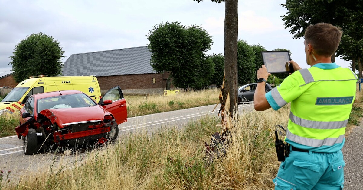 Automobilist raakt gewond bij eenzijdig ongeval in Sint Agatha | Land ...