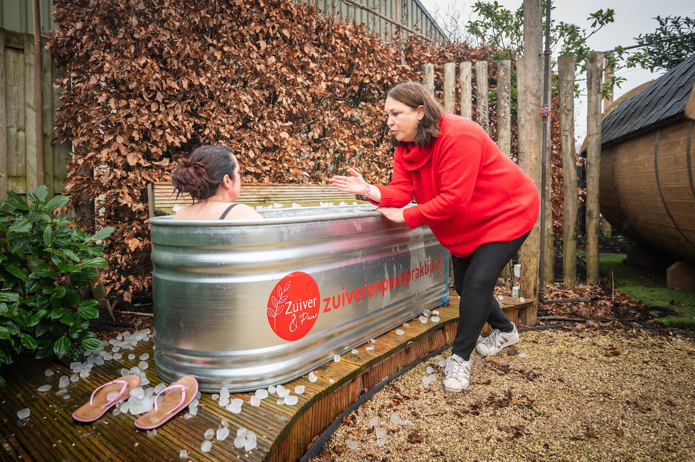 Energieboost nodig? Weg met die stress? Kruip eens in het ijsbad van ...