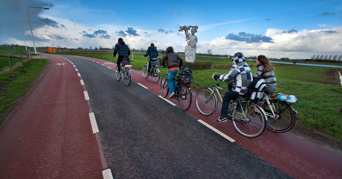 Rode fietsstroken op onveilige wegen in buitengebied Bronckhorst ...