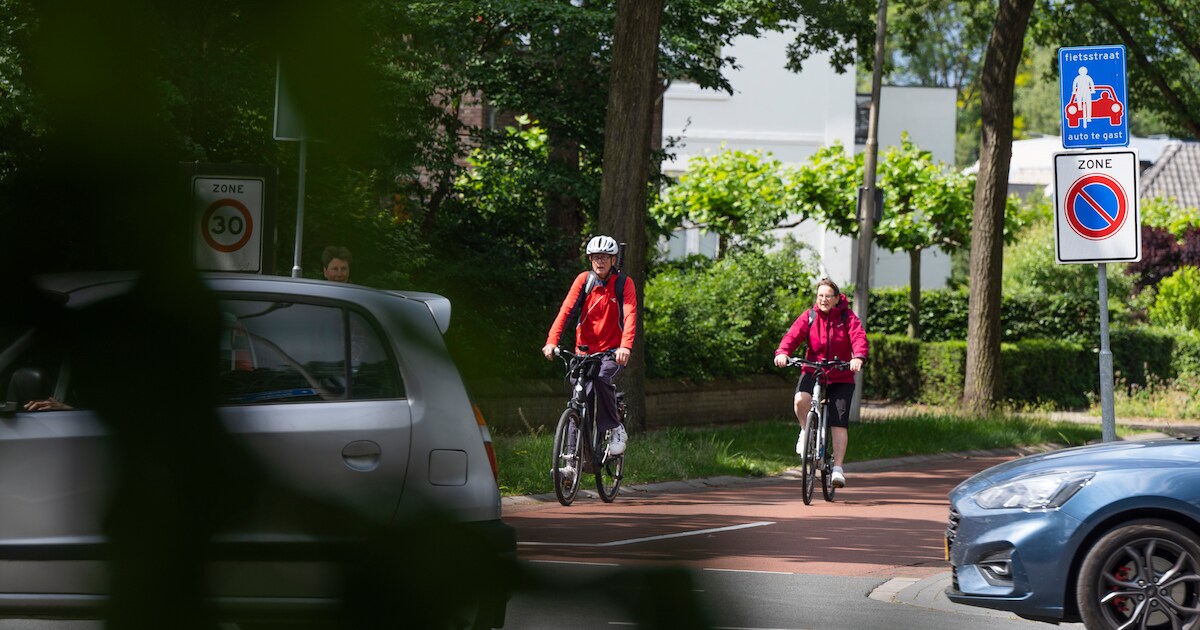 Op fietsstraat is auto te gast, maar hoe moet de gast zich gedragen ...