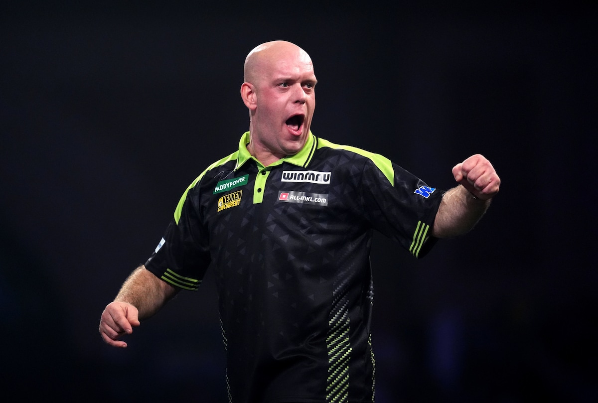 LIVE WK darts | Michael van Gerwen maakt zich klaar voor wedstrijd ...
