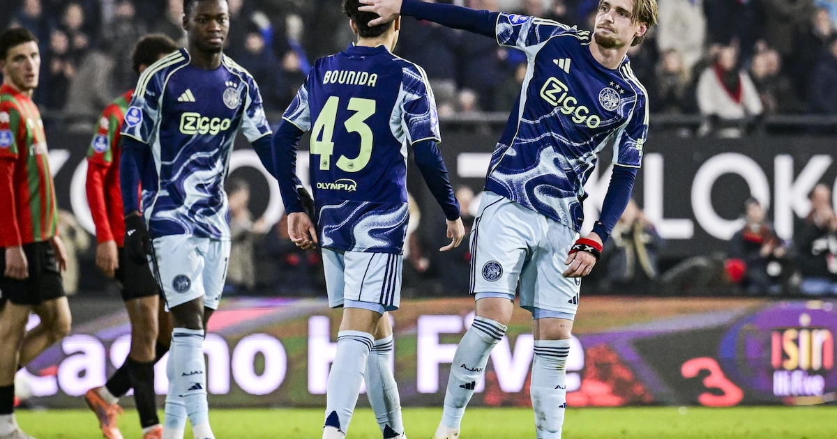 Ajax krijgt tien man NEC niet omver en ziet einde komen aan zegereeks ...