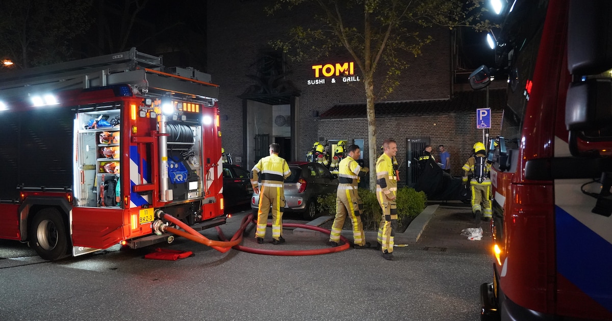 Felle brand legt keuken sushirestaurant in de as, zaak nog weken dicht ...