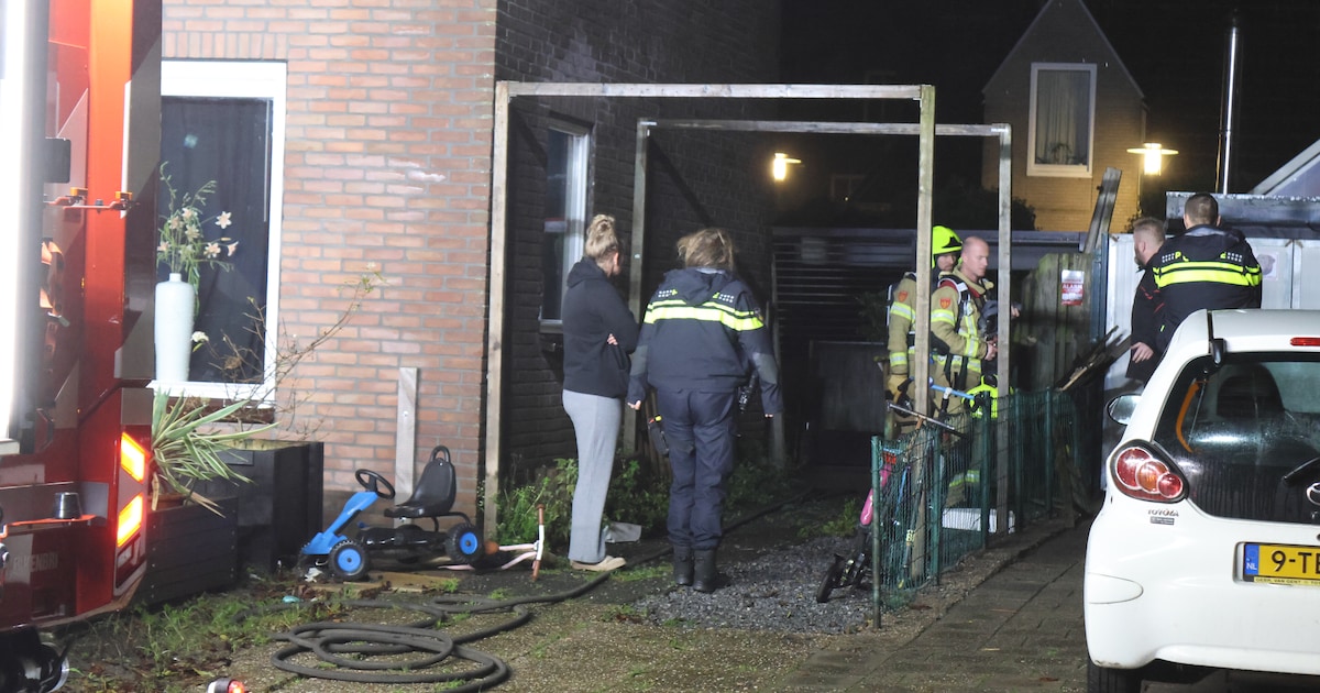 Brand in schuur achter woning in Ederveen | 112 nieuws Ede | De ...