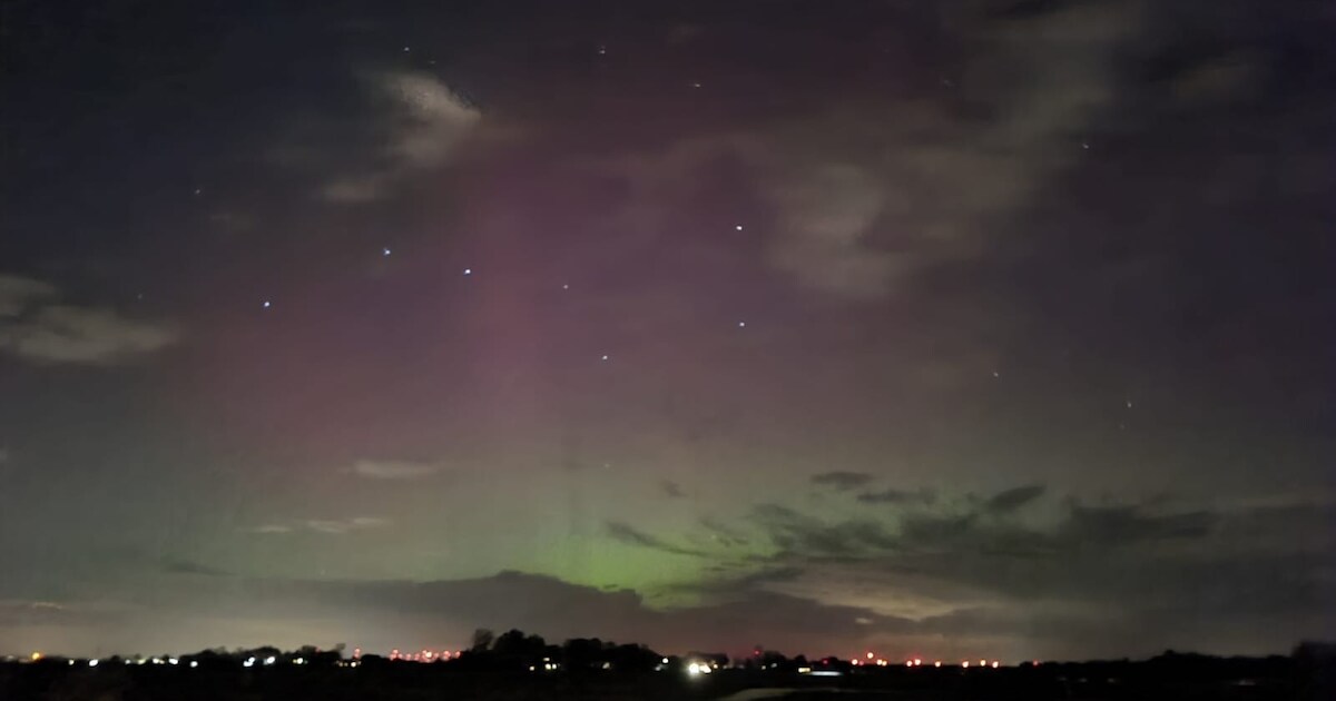 Robin wist in Amersfoort noorderlicht op de foto te zetten en heeft een ...