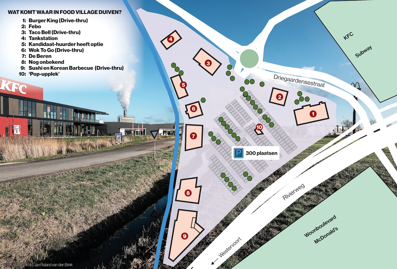 Food Village langs A12 krijgt er twee restaurants bij, onder meer ...