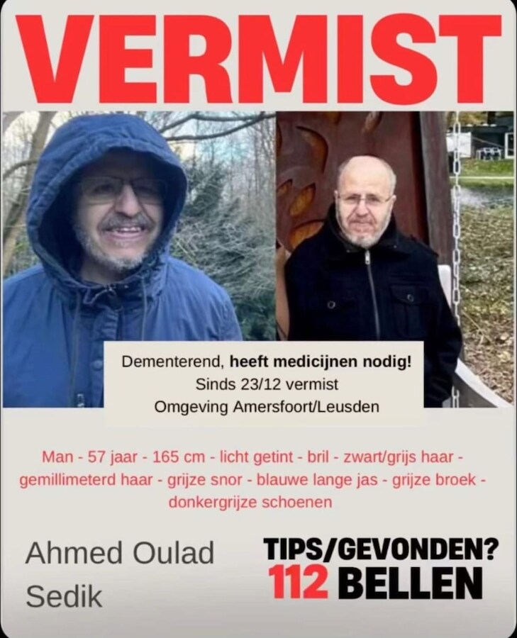 Familie deelt noodkreet nadat Ahmed (58) nu al bijna een week vermist ...