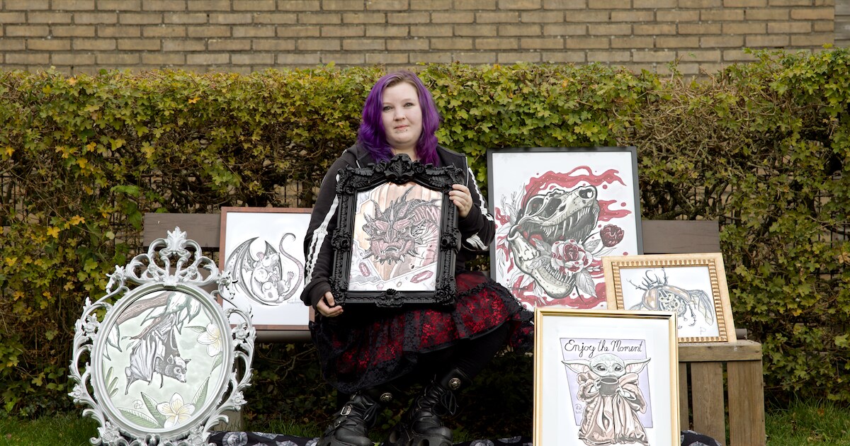 Naomi gaat ‘voor het echie’ met semi-realistisch artwork | Regio | De ...