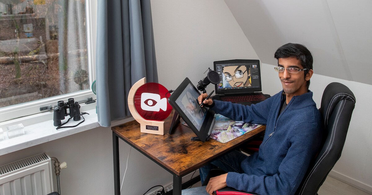 Rohan (26) is een hit op TikTok en zijn manga-tekeningen vielen op in ...